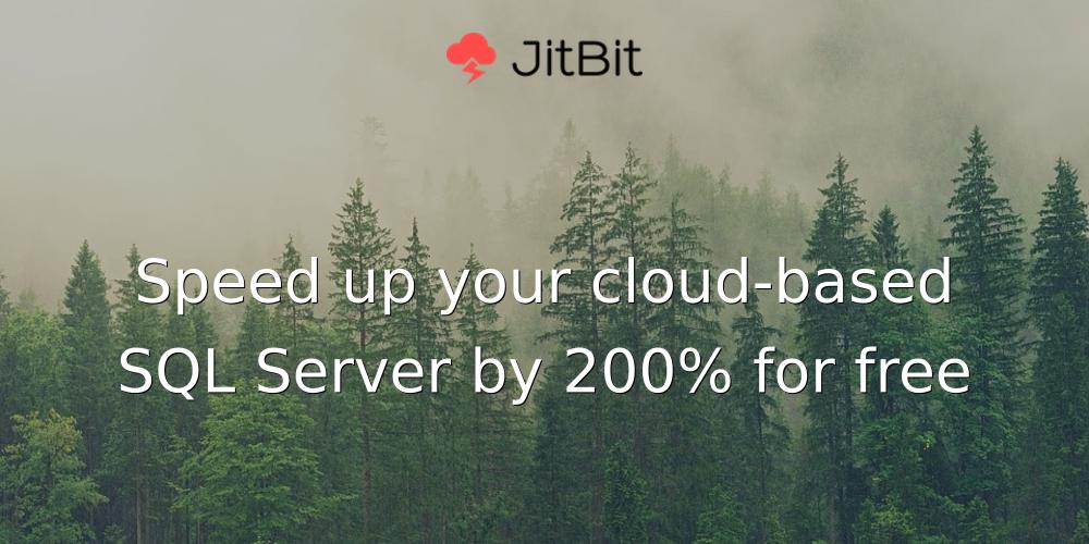 Speed up your cloud-based SQL Server by 200% for free